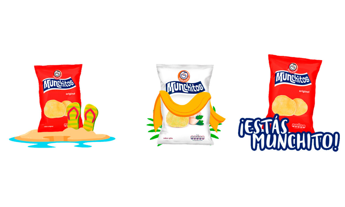 Aperitivos Snack presenta los “stickers” y GIF de Munchitos ...